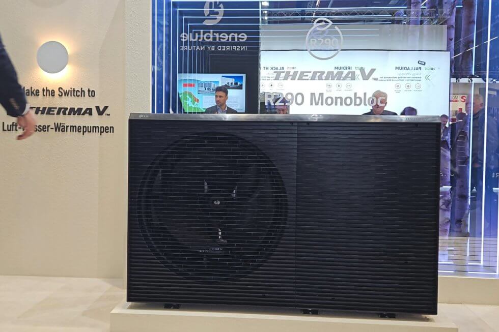 LG Therma V mit R290 (Propan) auf ISH - DATA AHEAD AG
